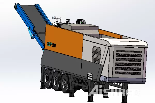 Mobile Industrial Shredders and Crushers for Sale | GEP ECOTECH