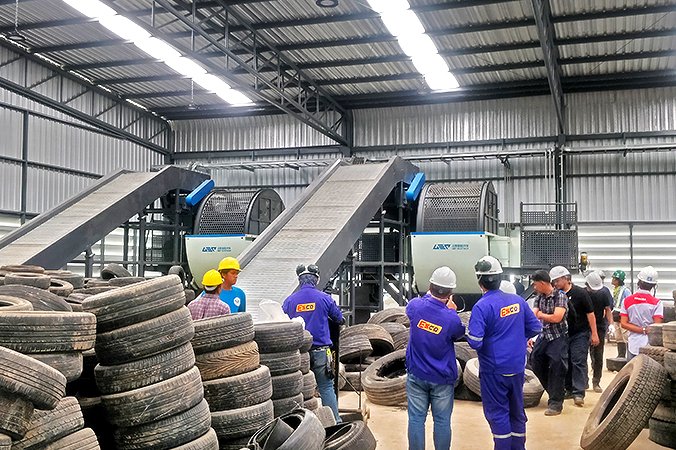 Waste Tire Processing | Comprehensive Rubber Recycling Solution | GEP ...
